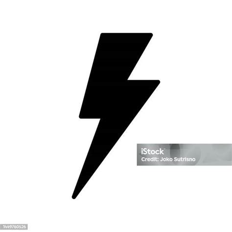 번개 모양 아이콘 뇌우에 대한 스톡 벡터 아트 및 기타 이미지 뇌우 디자인 로고 Istock