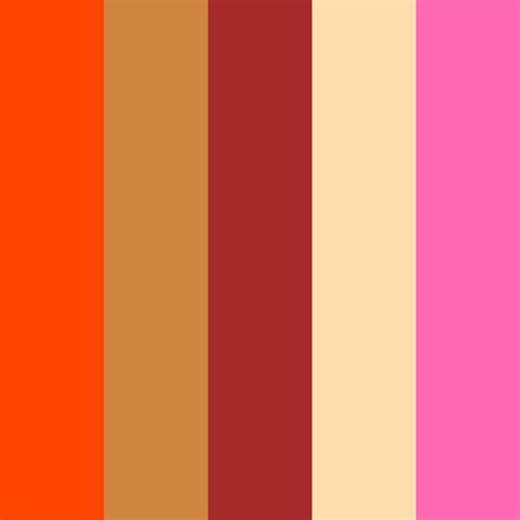 Coral Fall Crimson Peach Aesthetic Pastel Mint Color Palettes Colormagic