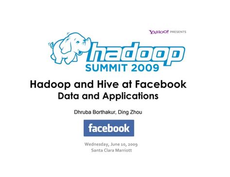 Facebook Hadoop Data And Applications Ppt