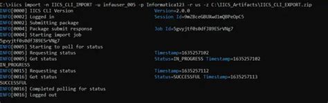 Export And Import Tasks In Iics From Command Line Using Asset Management Cli Utility Thinketl