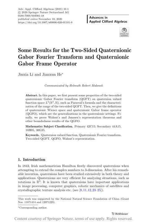 Some Results For The Two Sided Quaternionic Gabor Fourier Transform And Quaternionic Gabor Frame