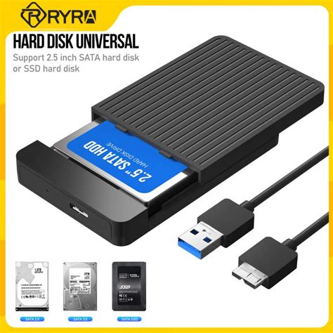 Ryry 외장형 하드 드라이브 케이스 Usb To Sata 하드 드라이브 박스 포켓 Hdd 2 5 Ssd 노트북 어댑터 Usb30 Aliexpress