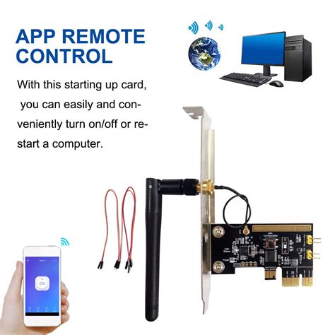 Jual Andnew Wifi Wireless Smart Switch Relay Module Mini Pci E Desktop Switch Card Restart Switch