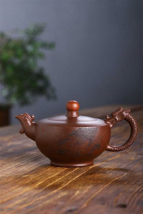 龙凤呈祥蒋亚平 国家及高级工艺师 龙骨金砂 400cc 宜人出品