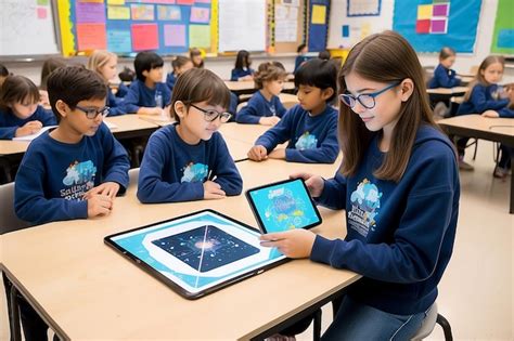 Premium Photo Augmented Reality Transforming Classrooms