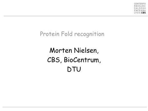 Ppt Protein Fold Recognition Methods Powerpoint Presentation Free Download Id9353311