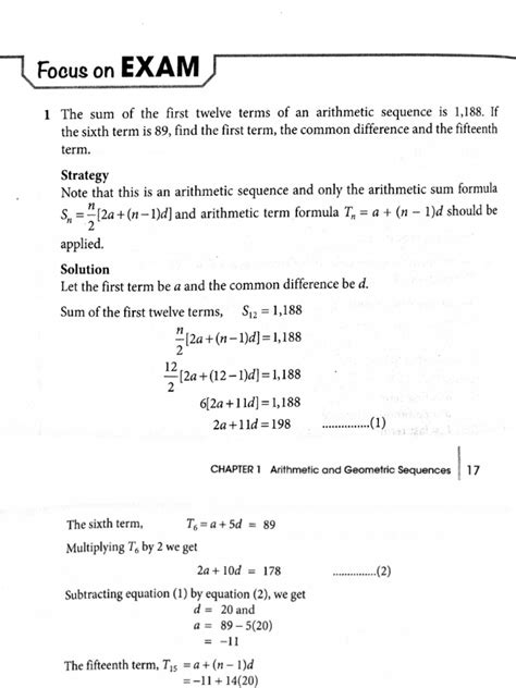 revision chapter 2 sequence pdf