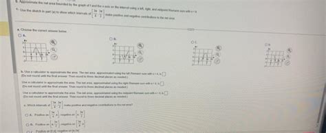 Solved The Following Function Is Positive And Negative On