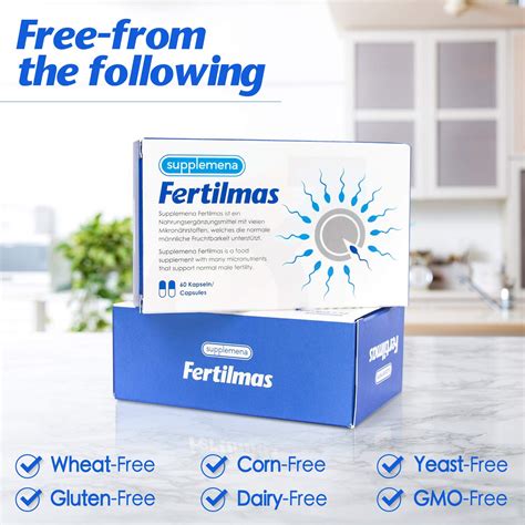 Male Fertility Supplements With Selenium Vitamins 60 X 100 Natural Vegetarian Capsules