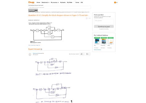 Solution B 3 3 Simplify The Block Diagram Shown In Figure Chegg Com