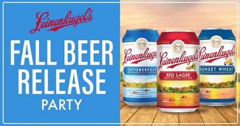 Leinenkugels Fall Beer Release Party Go Chippewa County Wisconsin