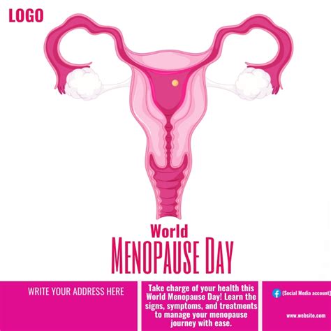 World Menopause Day 2024 Poster Making Leda Sharyl