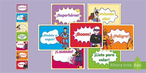 Tabla De Recompensas Superhéroes