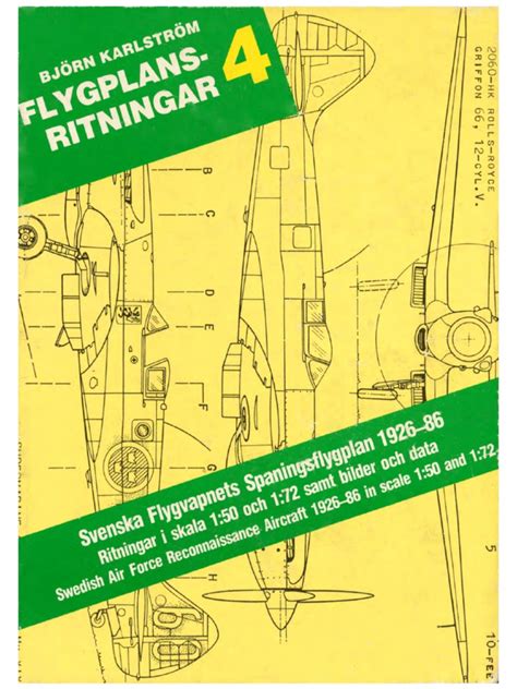 Flygplans Ritningar 4 Aircraft Drawings Recces Pdf