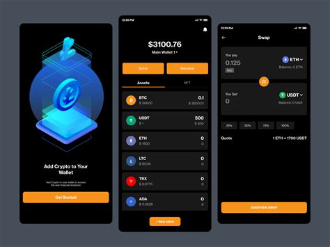 Crypto Wallet App Design By Md Sojib Ahmed On Dribbble