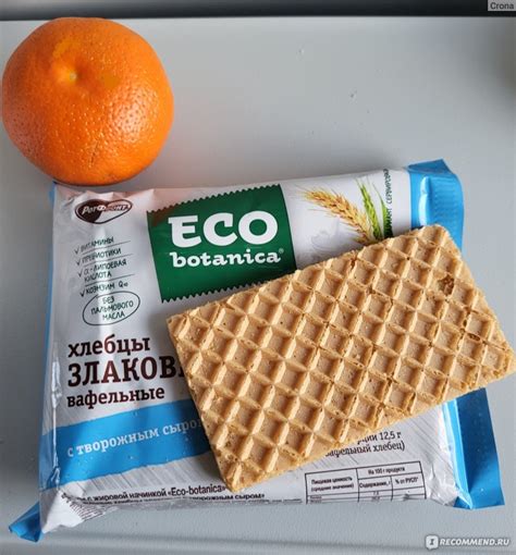 Хлебцы Рот Фронт вафельные злаковые с творожным сыром «Eco-botanica ...