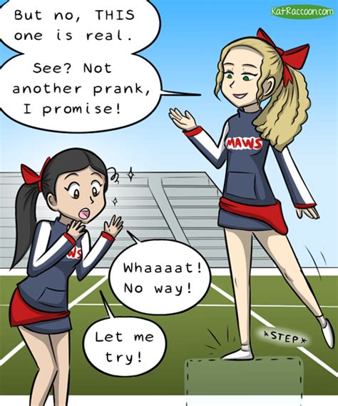 Cheerleader Pranks KatRaccoon Comics