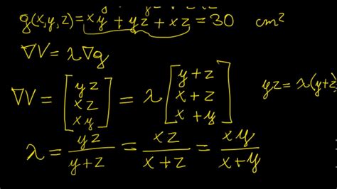 Lagrange Multipliers Part 1 Calculus In A Nutshell Lettherebemath
