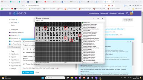 Properly Generating A Fnt And An Atlas Image For Bitmap Font How Do I
