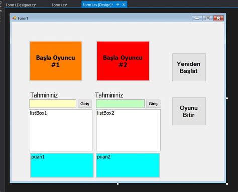 C Ile Rastgele Sayı Üretip Tahmin Etme Oyunu Csharp Formlar Kategorisi