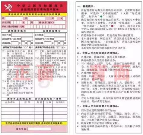 近年来海外旅游很火爆，那进出境《行李物品申报单》你会填吗？
