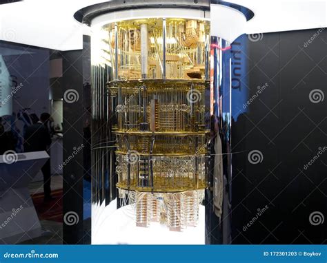 Quantum Computer Processor Circuit Board Technology Background Central Computer Processors