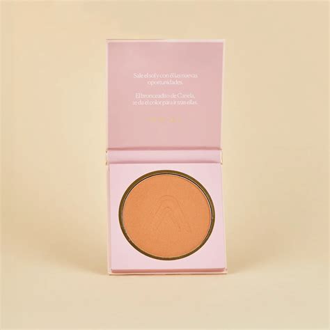 Bronzer Para El Rostro Canela Atenea Mar Azul Maquillaje