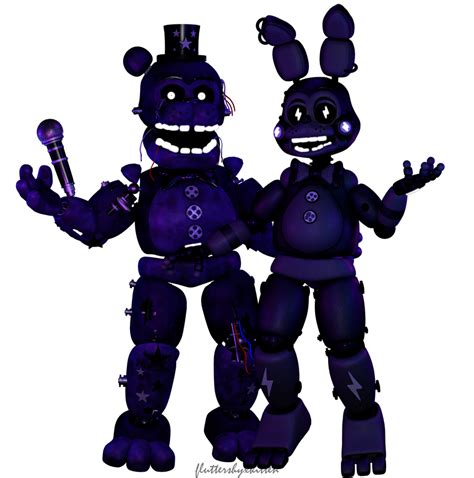 Fnaf C4d Stars Shadow Freddy And Shadow Bonnie By Fluttershykitten On