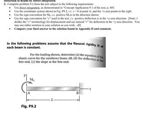 solved deflection of beams by direct integration 2 complete