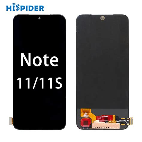 Xiaomi Redmi Note11 Hispider Replacement Cell Phone Lcd Screen For Xiaomi Redmi Note 11 Lcd