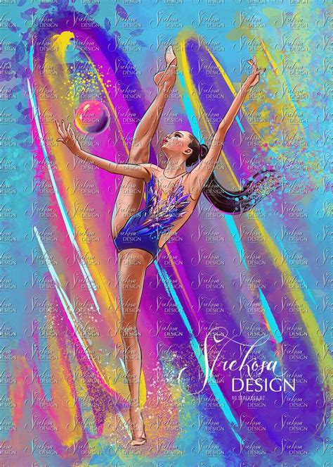 Ritmikus Gimnasztika Ginnastica Artistica Disegno Di Ballerina