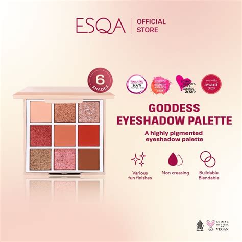 Esqa Goddess Eyeshadow Palette Peach Shopee Philippines
