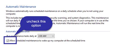 How To Disable Automatic Maintenance Mode In Windows 10