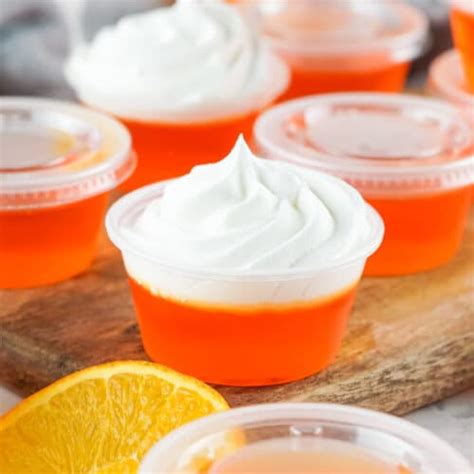 Orange Creamsicle Jello Shots Crazy For Crust