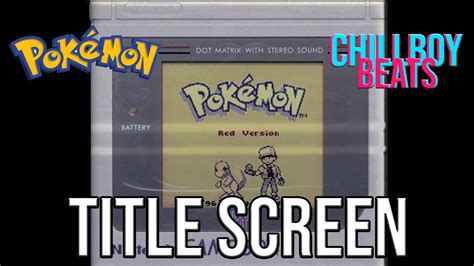 Title Screen Pokemon Rby Synthwave Retrowave Remix Visualizer