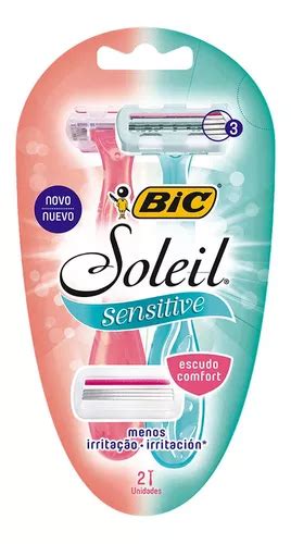 Rastrillos Desechables Bic Soleil Sensitive 2 Piezas Mercadolibre