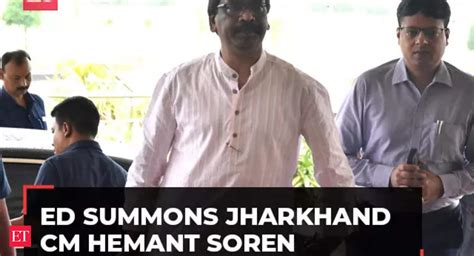 Hemant Soren Jharkhand Cm Hemant Soren Summoned By Ed In Alleged Money