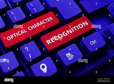 Text Sign Showing Optical Character Recognition Business Overview The Identification Of Printed