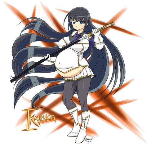 Senran Kagura Preggo Ikaruga Body Inflation Know Your Meme