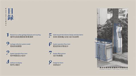城市垃圾回收系统的可持续发展 on Behance