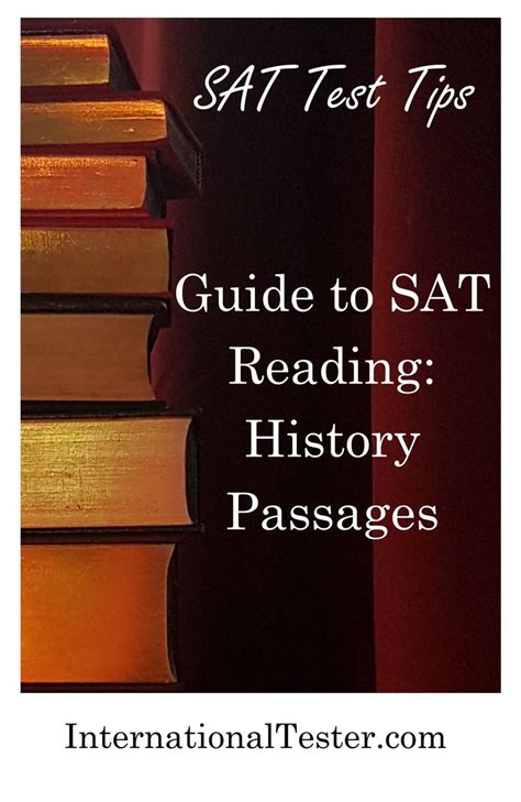 Guide To Sat Reading History Passages Sat Reading Test Prep