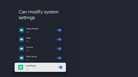 Knowlege Base Permissions Settings For The Android Player