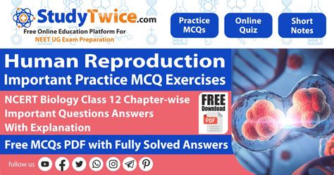 4000 Human Reproduction Neet Biology Questions And Answers
