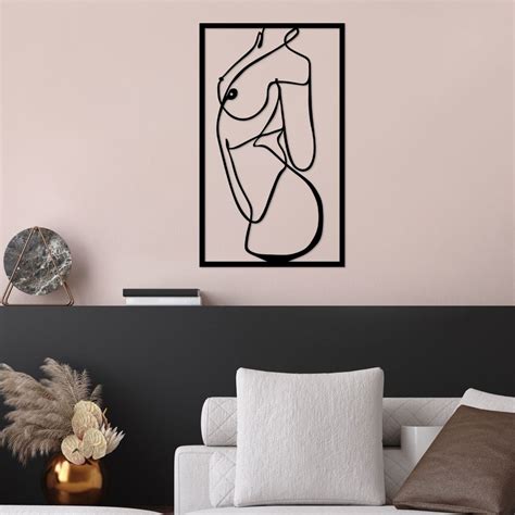 Wallity Metalna Zidna Dekoracija Body 4 Bazzar Hr