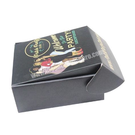 Customized CMYK Color Box Apparel Packaging Printed Kraft Paper Box