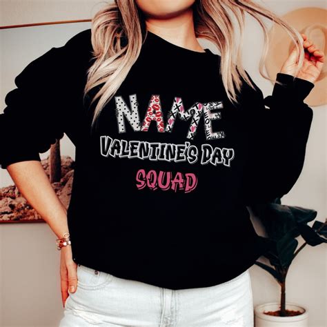 Personalized Valentines Day Shirt For Woman Custom Etsy