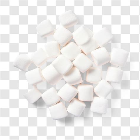 Premium Psd Marshmallows Transparency Background Psd