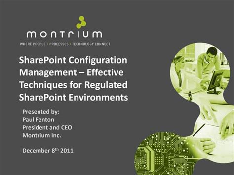 Sharepoint Configuration Management Effective Techniques For
