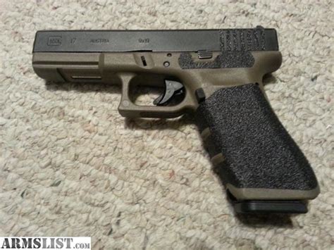 Armslist For Sale Glock 17 Od Green Gen 3 With 17rd Magazine