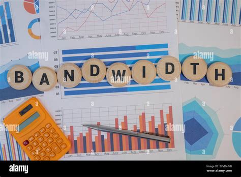 Financial Concept Meaning Burstable Bandwidth With Inscription On The